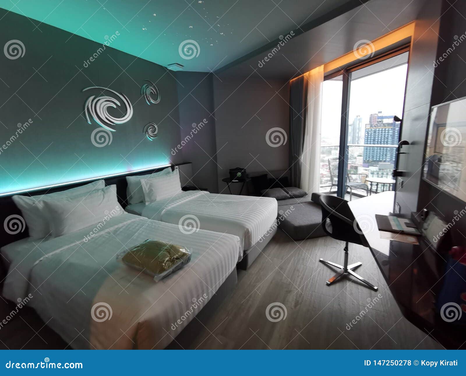 Inside Room Pattaya Hotel stock photo. Image of room - 147250278