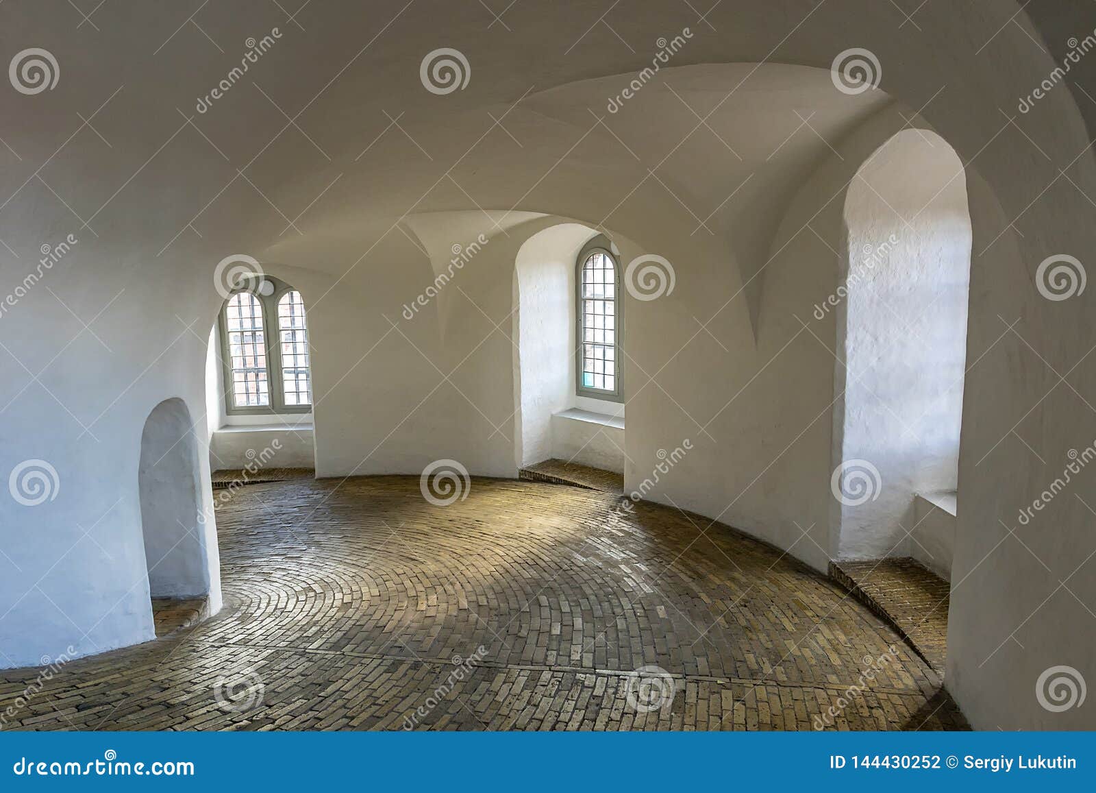 Inside of the Round Tower Copenhagen Stock Photo - Image of beautiful ...