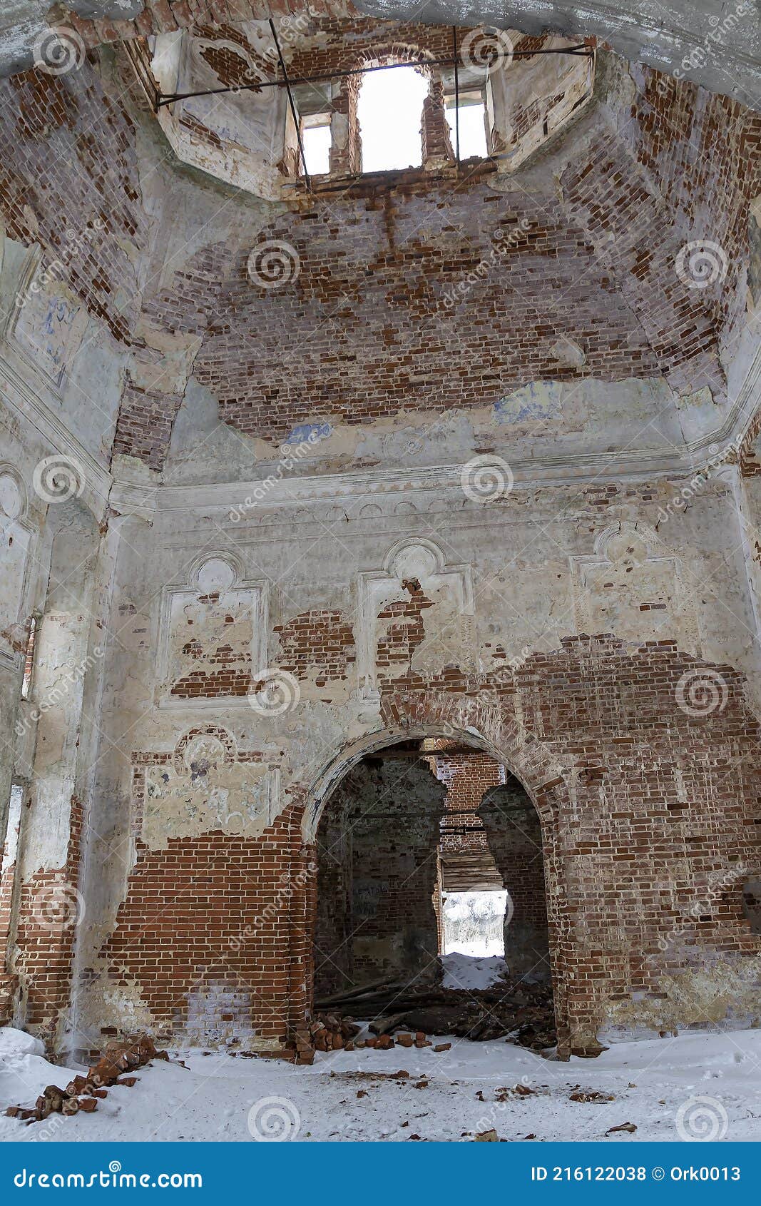 Inside the ruined temple stock photo. Image of antique - 216122038