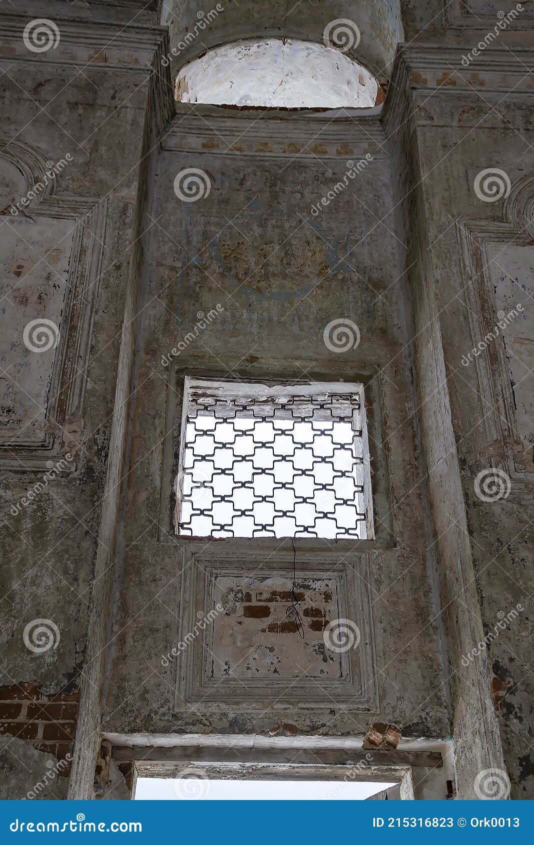 Inside the ruined temple stock image. Image of castle - 215316823