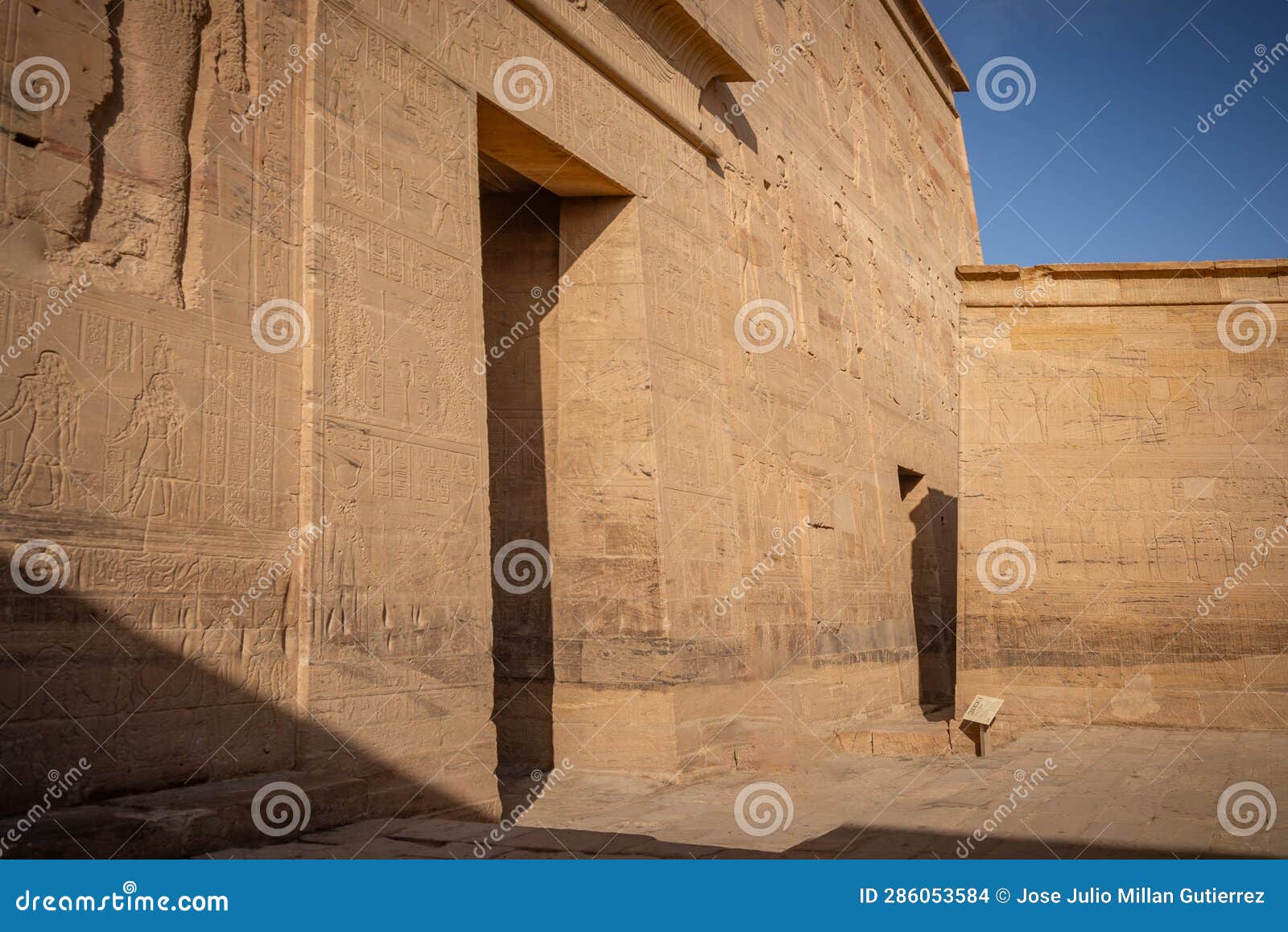 View of Philae Temple Island - Aswan Egypt Stock Photo - Image of ...