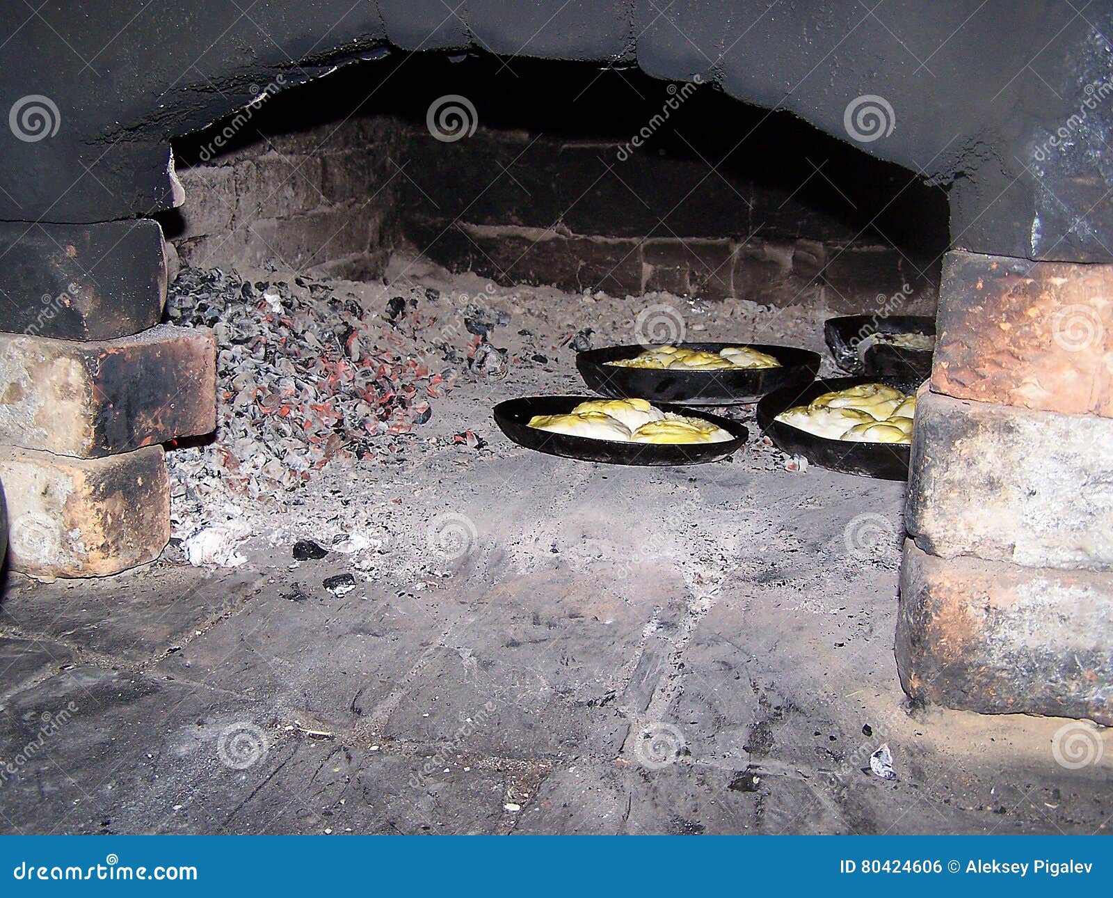 Inside the Russian stove stock photo. Image of village - 80424606