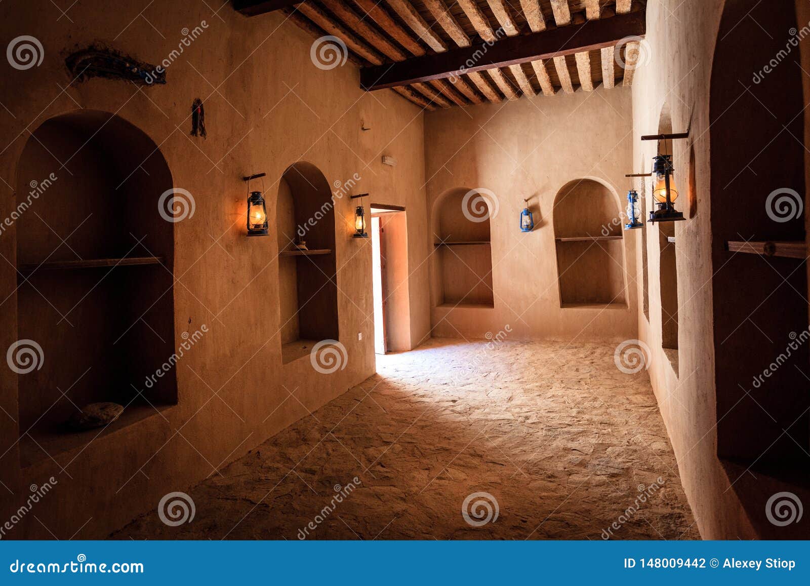 Inside Rustaq Fort, Oman editorial photography. Image of arabian ...