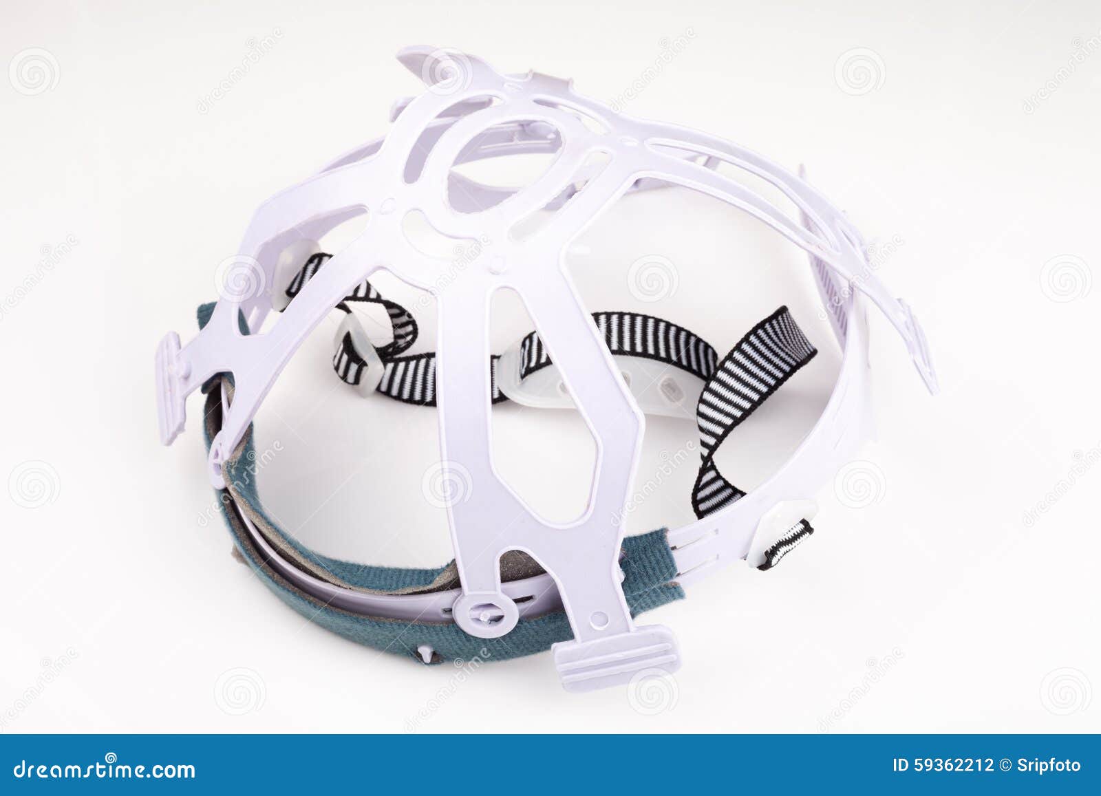 Inside Safety Helmet on White Background Stock Photo - Image of ...