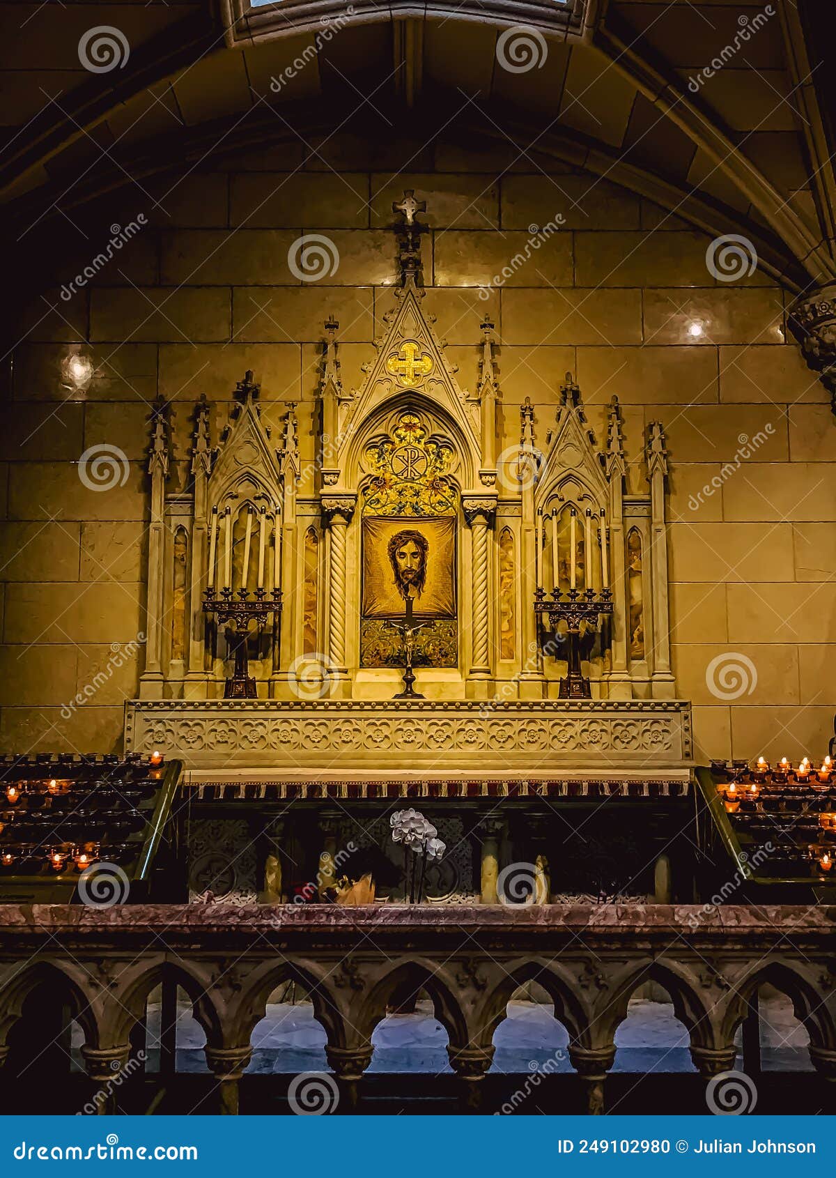 Inside Saint Patrick S Cathedral with Side Alter. Editorial Image ...