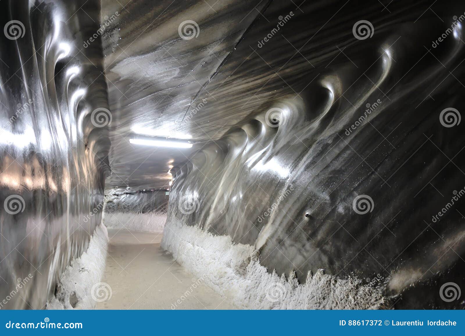 Inside the salt mine stock photo. Image of interior, industry - 88617372