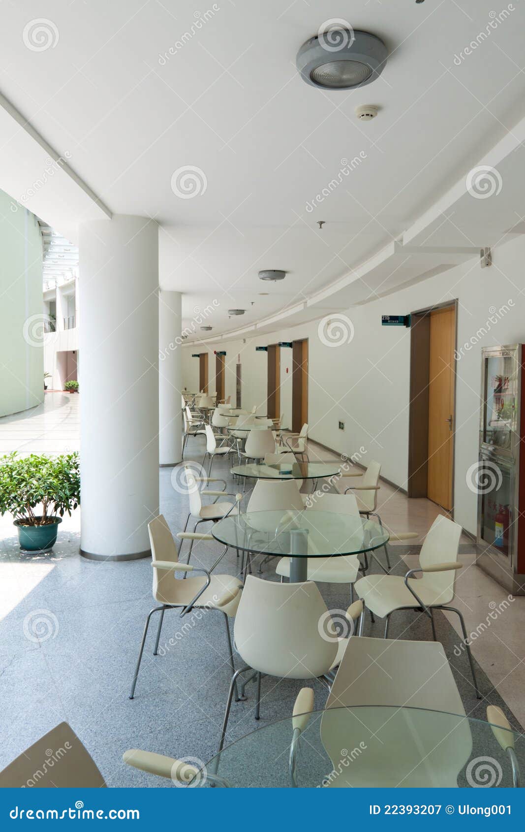 Inside Scene of Modern Building Stock Image - Image of meeting, chair ...