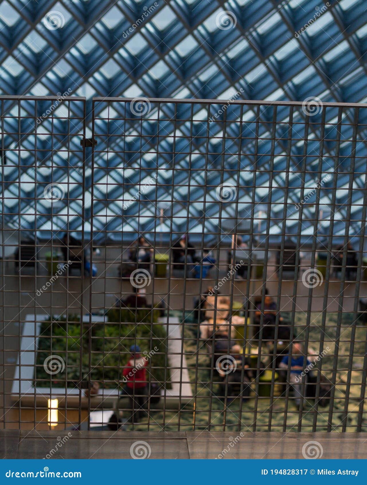 Inside Seattle Public Library, Washington, USA Stock Image - Image of ...