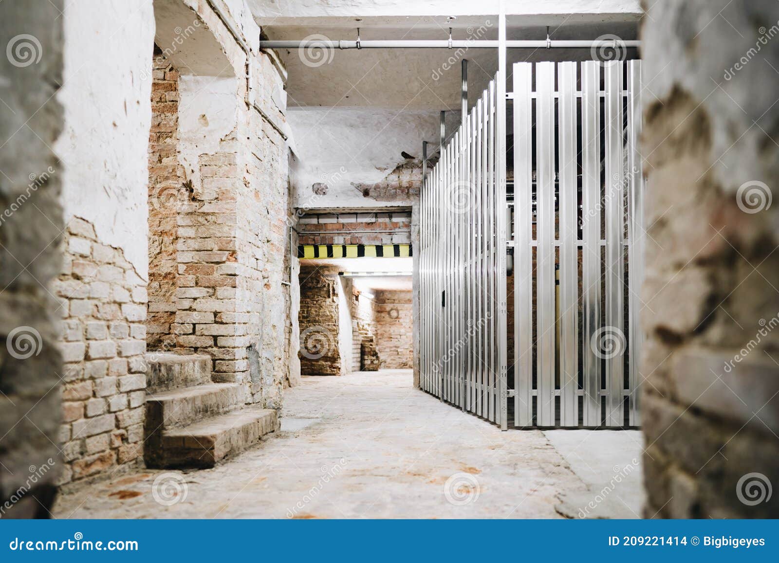 The Inside of Secure Basement Metal Units Stock Photo - Image of store ...
