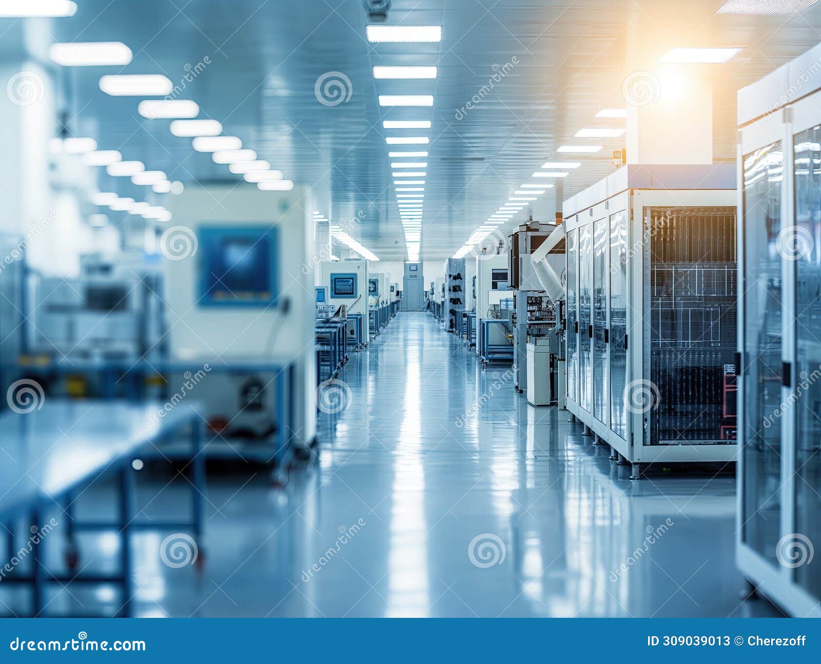 Inside the Semiconductor Lab Stock Illustration - Illustration of ...