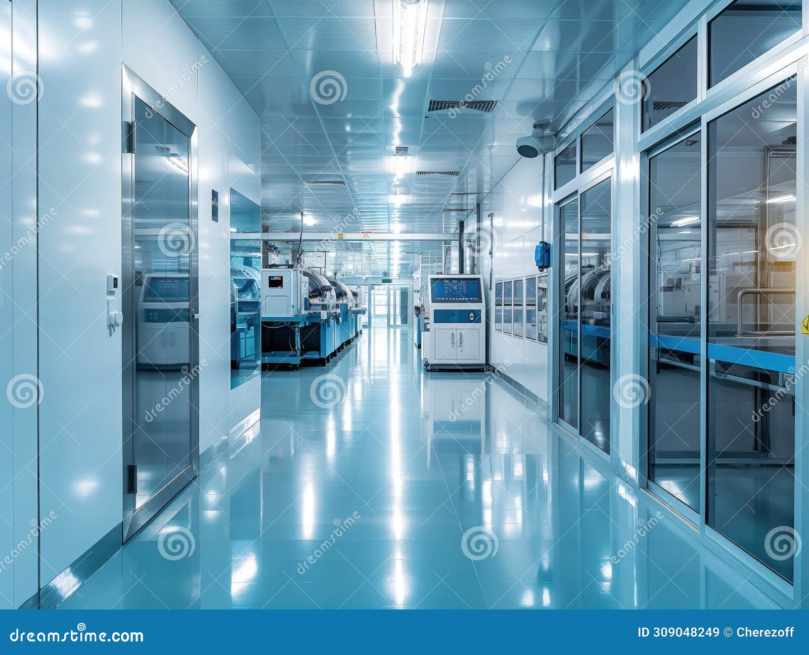 Inside the Semiconductor Lab Stock Image - Image of industry, science ...