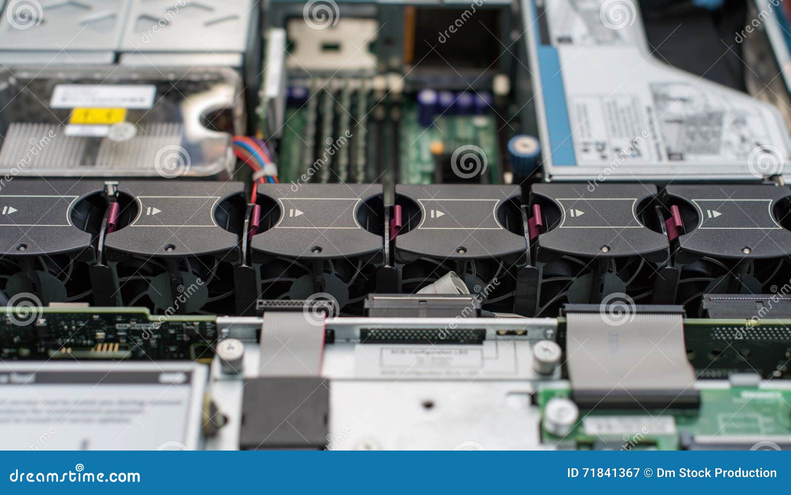 Inside of server pc. stock image. Image of motherboard - 71841367