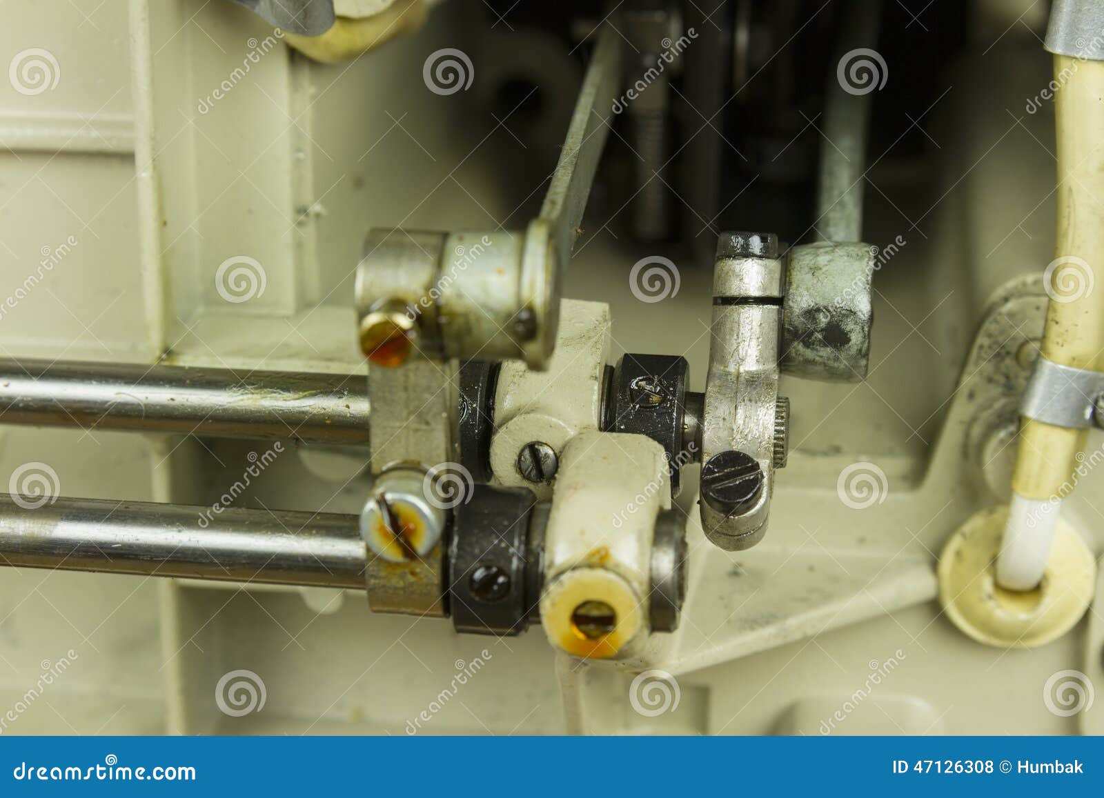 Inside sewing machine stock photo. Image of machine, sewing - 47126308
