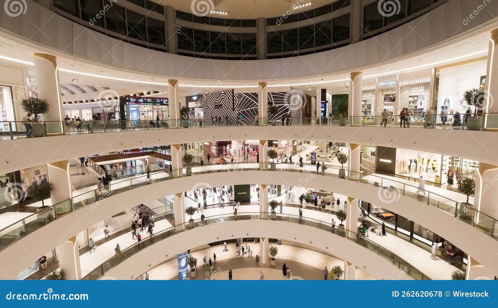 Inside of a Shopping Mall in Dubai Editorial Stock Photo - Image of store, city: 262620678