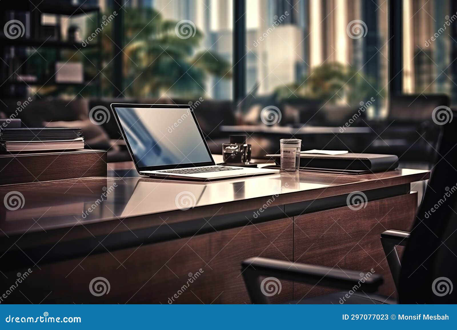 Inside the Sleek and Stylish Office: a Modern Computer Desk in the ...