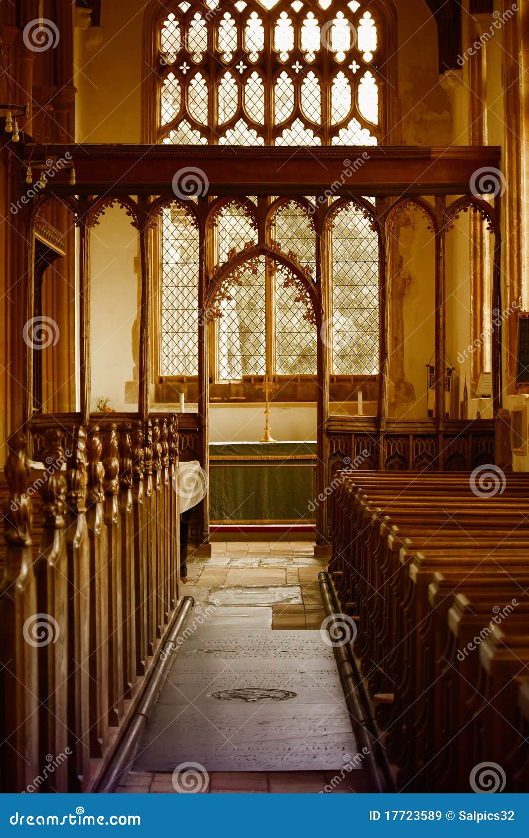 Inside a small Church stock image. Image of church, ornate - 17723589