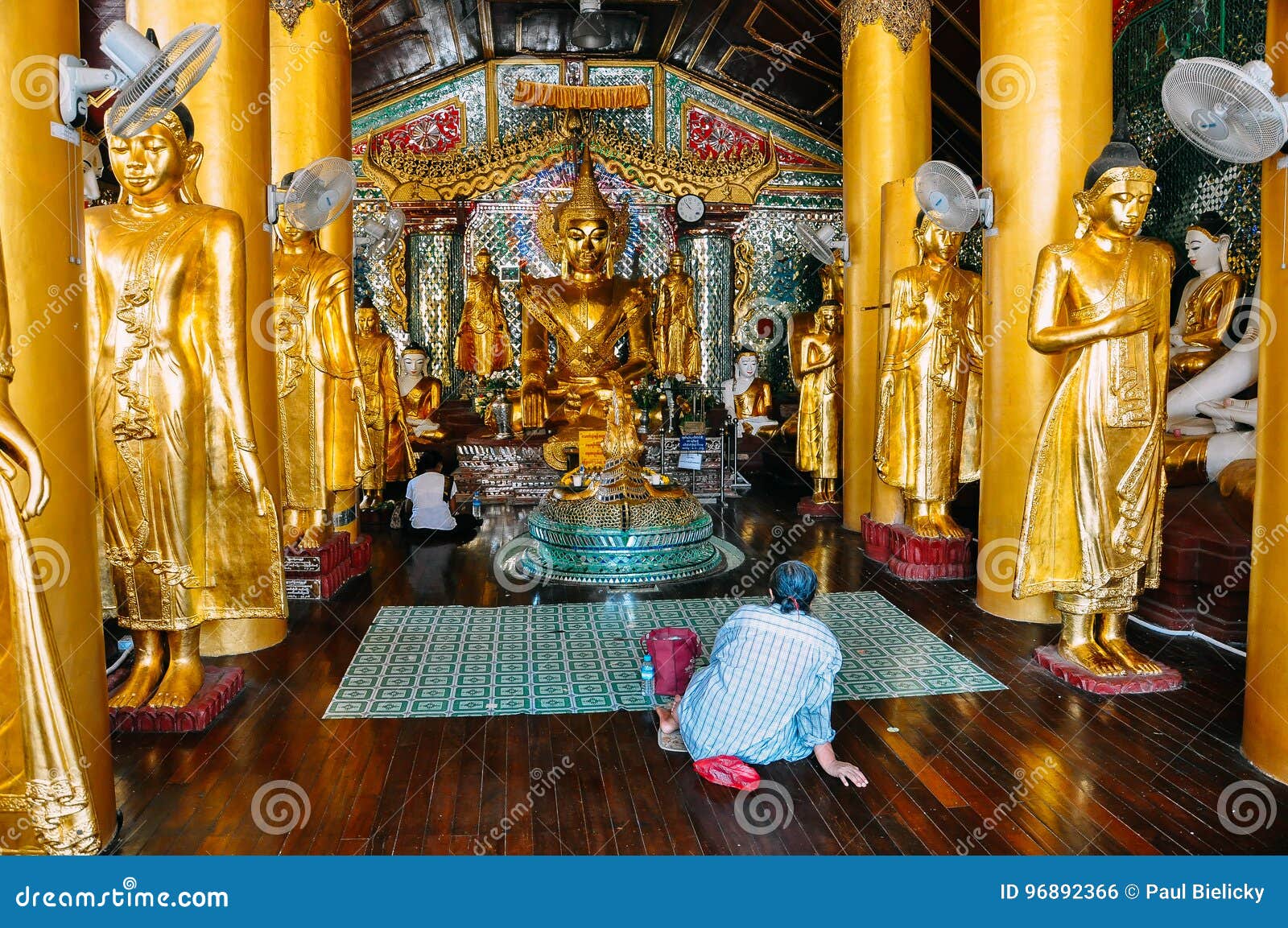 Shwedagon Pagoda Interior