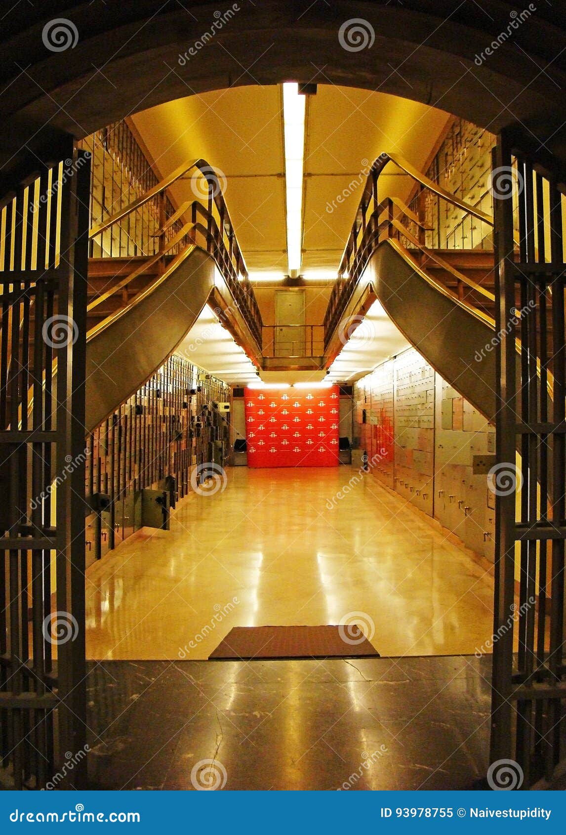 Inside the Small Vault stock image. Image of abstract - 93978755