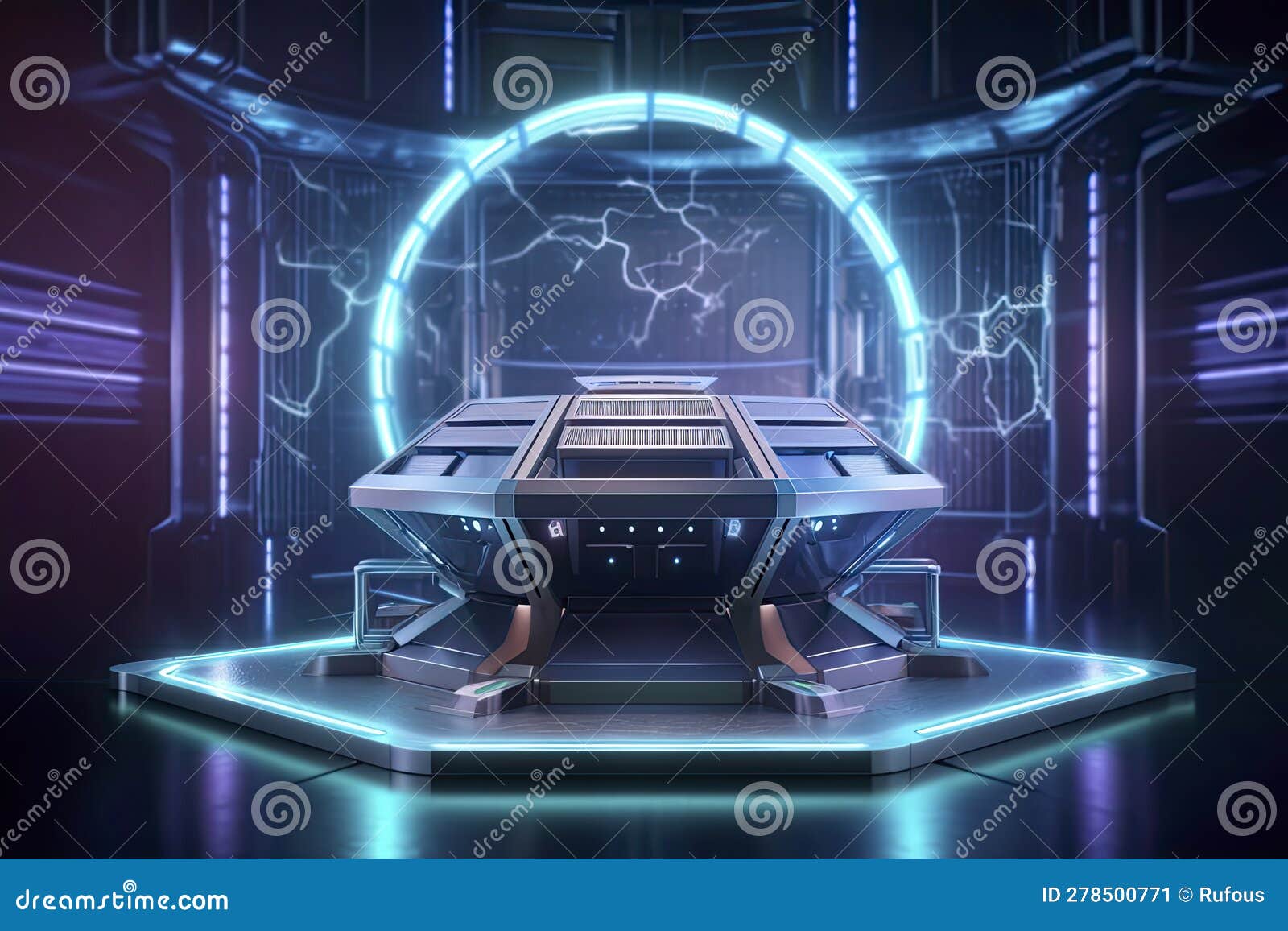 Inside Of A Spaceship Driving At Hyper Speed, Space Travelers Flying ...