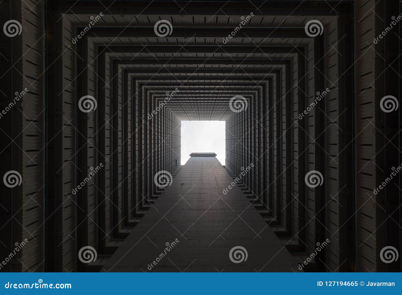 Inside Square Building, Hong Kong, Ping Shek Estate Stock Image - Image ...