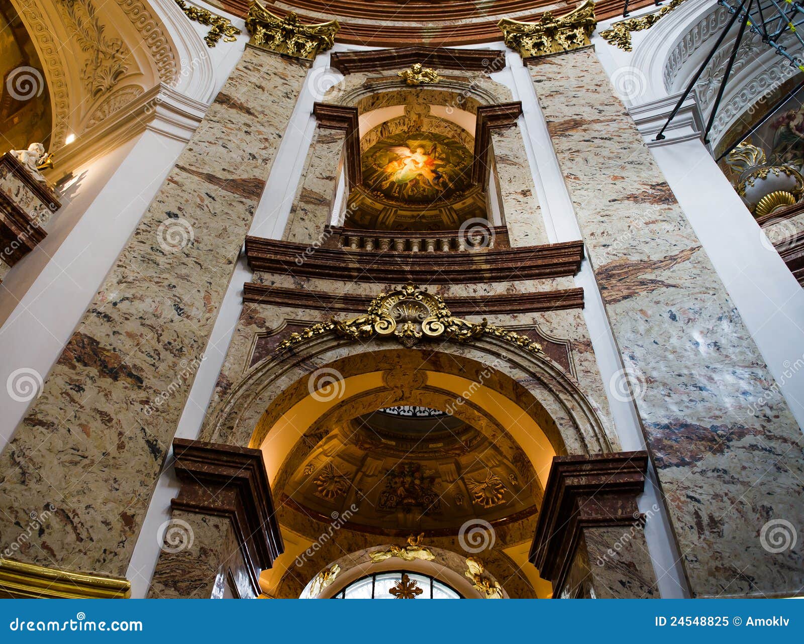 Inside of the St. Charles S Church Editorial Image - Image of indoors ...