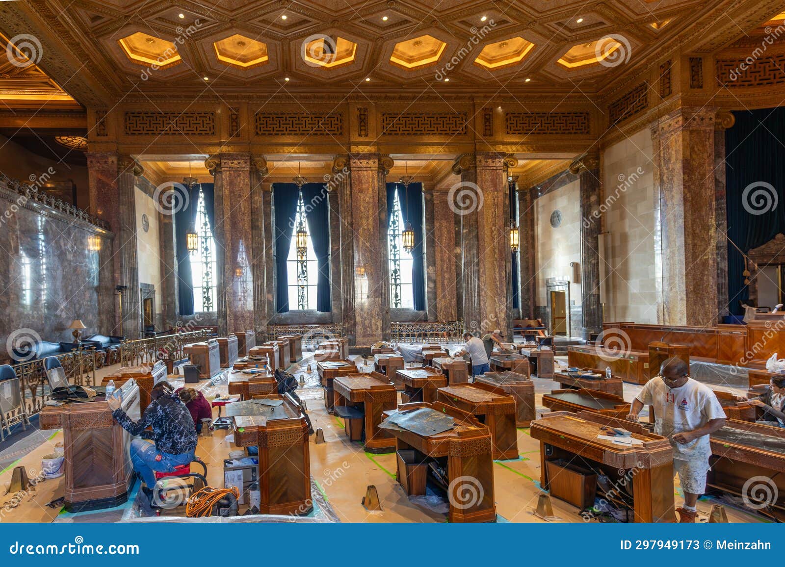 Inside the State Capitol Building in Baton Rouge, USA Editorial Stock ...