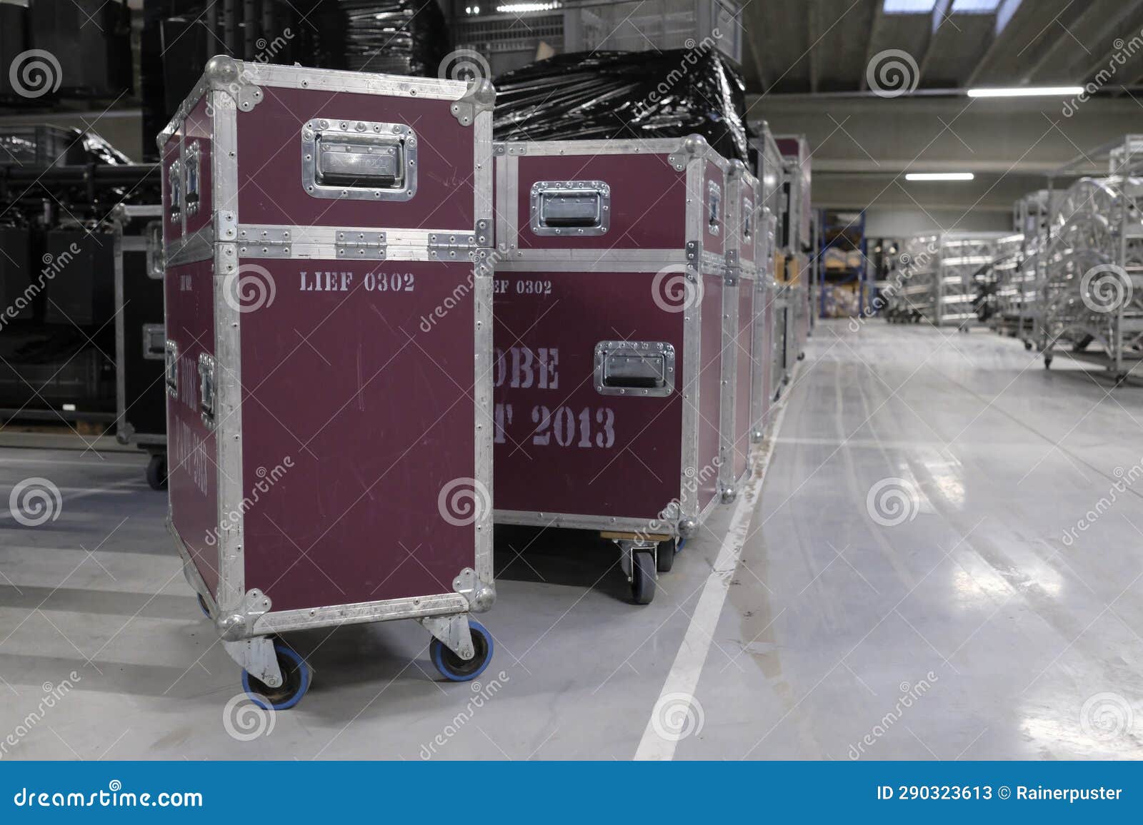 Inside a Storage Room in a Logistics and Distribution Warehouse Stock ...