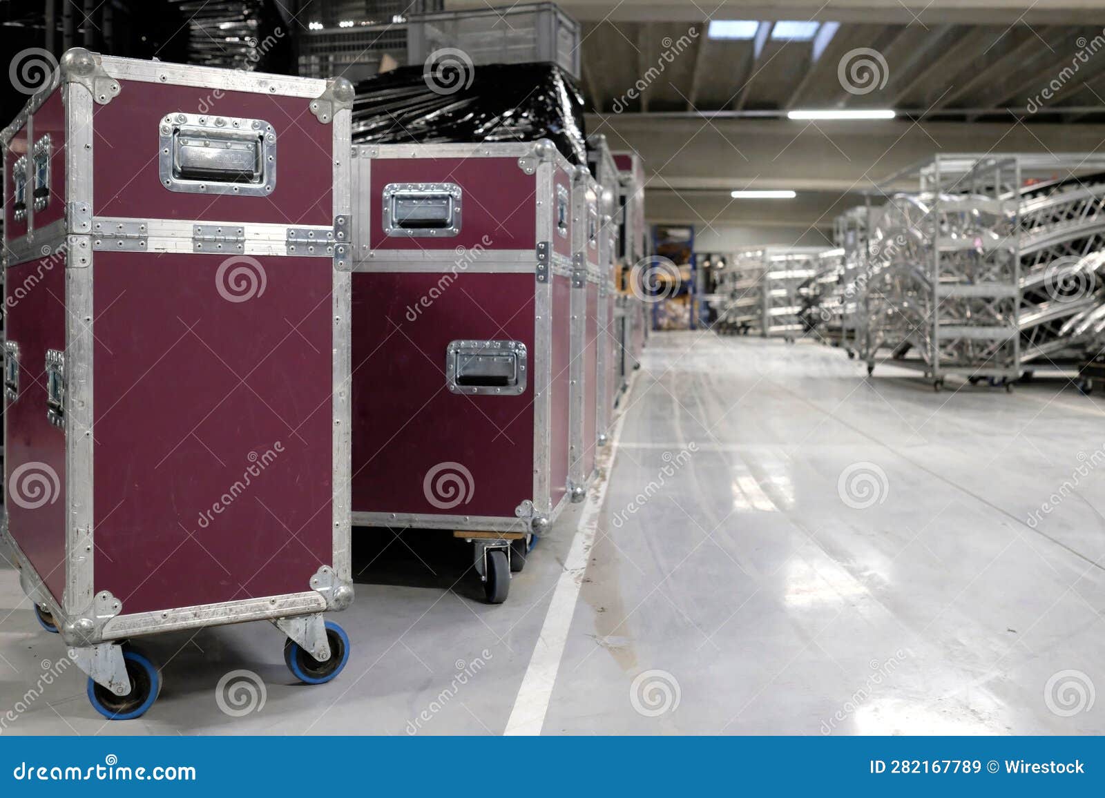 Inside a Storage Room in a Logistics and Distribution Warehouse Stock ...