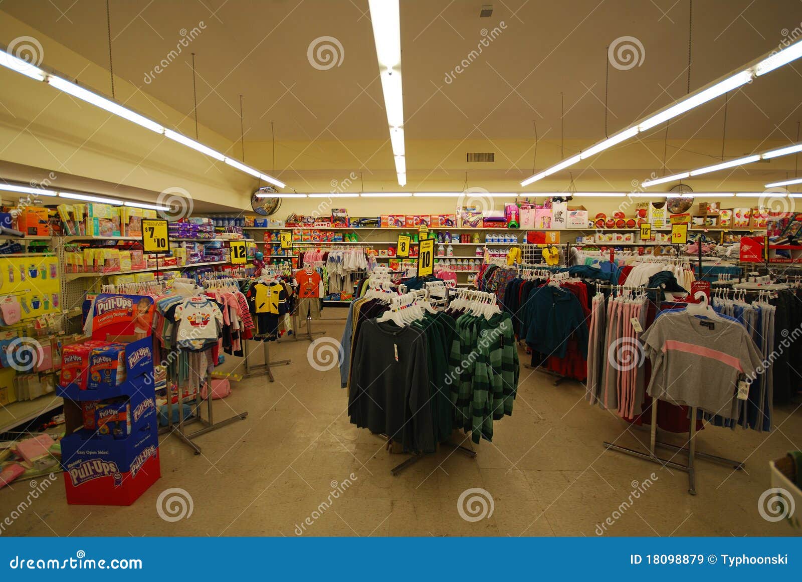 Inside of a store in USA editorial stock image. Image of shopping ...