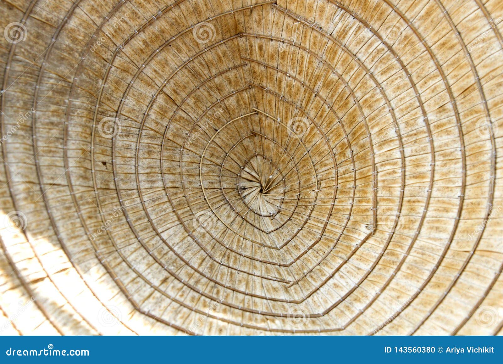 The inside Straw Hat. stock photo. Image of beach, summer - 143560380