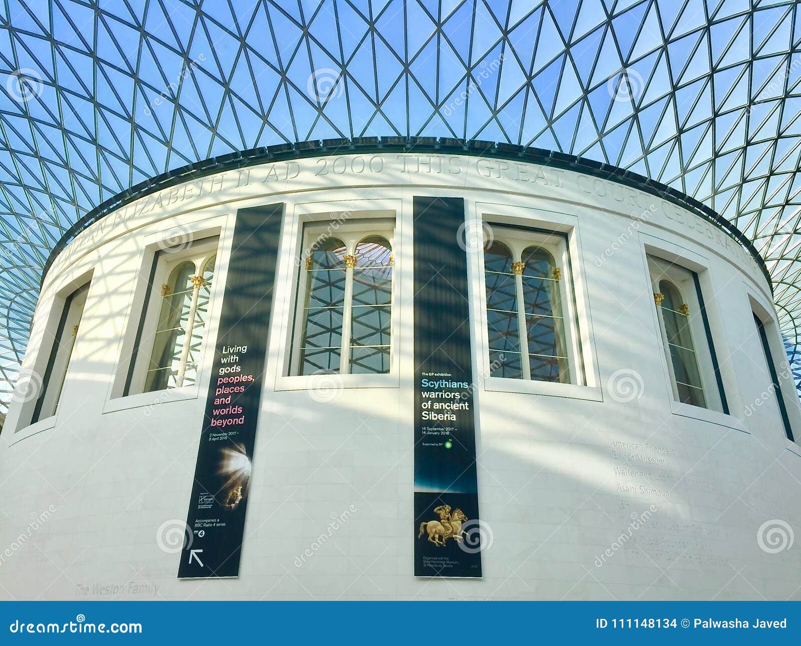 The Inside Structure of the Roof of the British Museum Editorial Stock ...