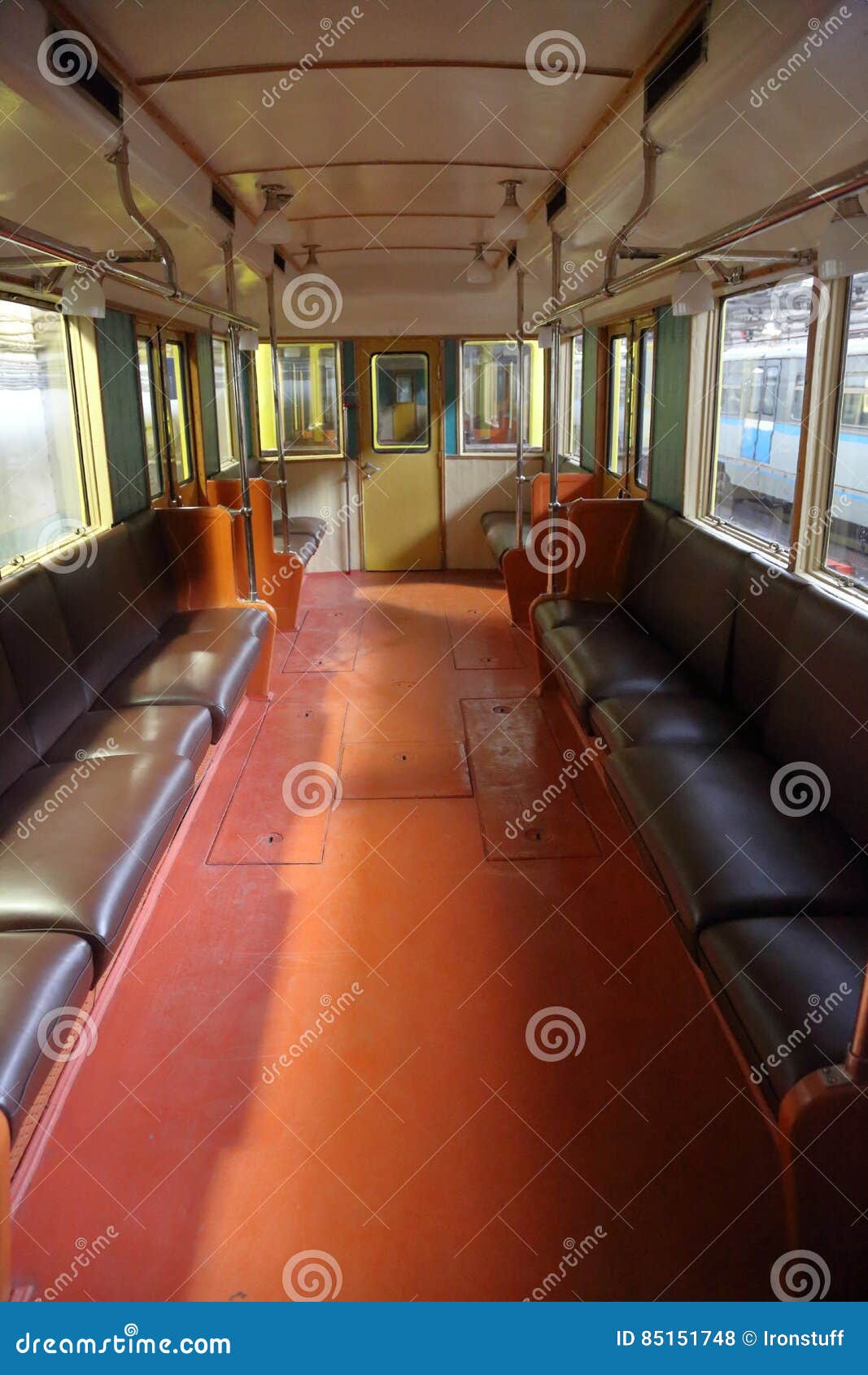 Inside the subway car stock photo. Image of inside, transportation ...