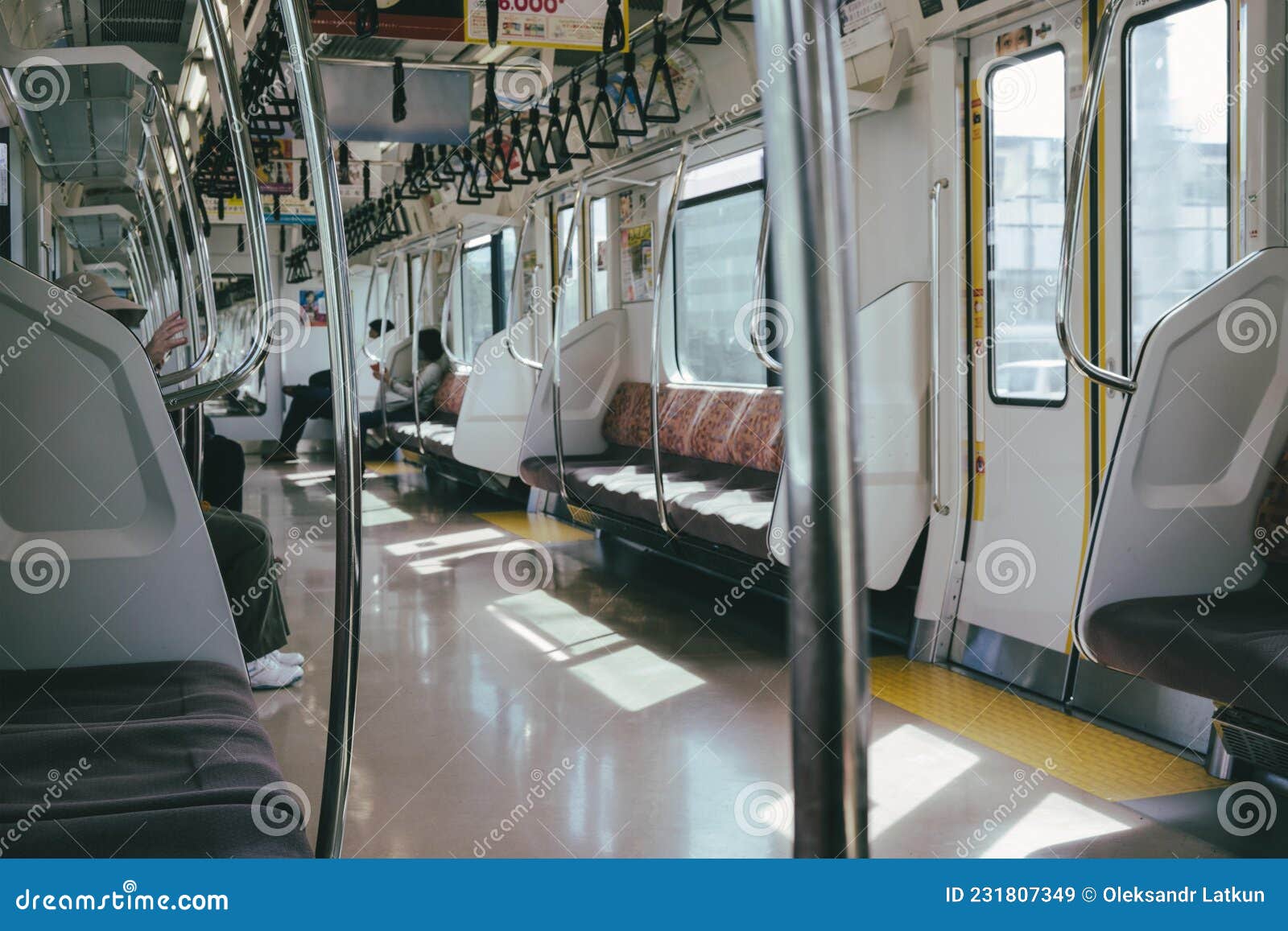 Inside Subway Train. High Quality Photo Stock Image - Image of ...