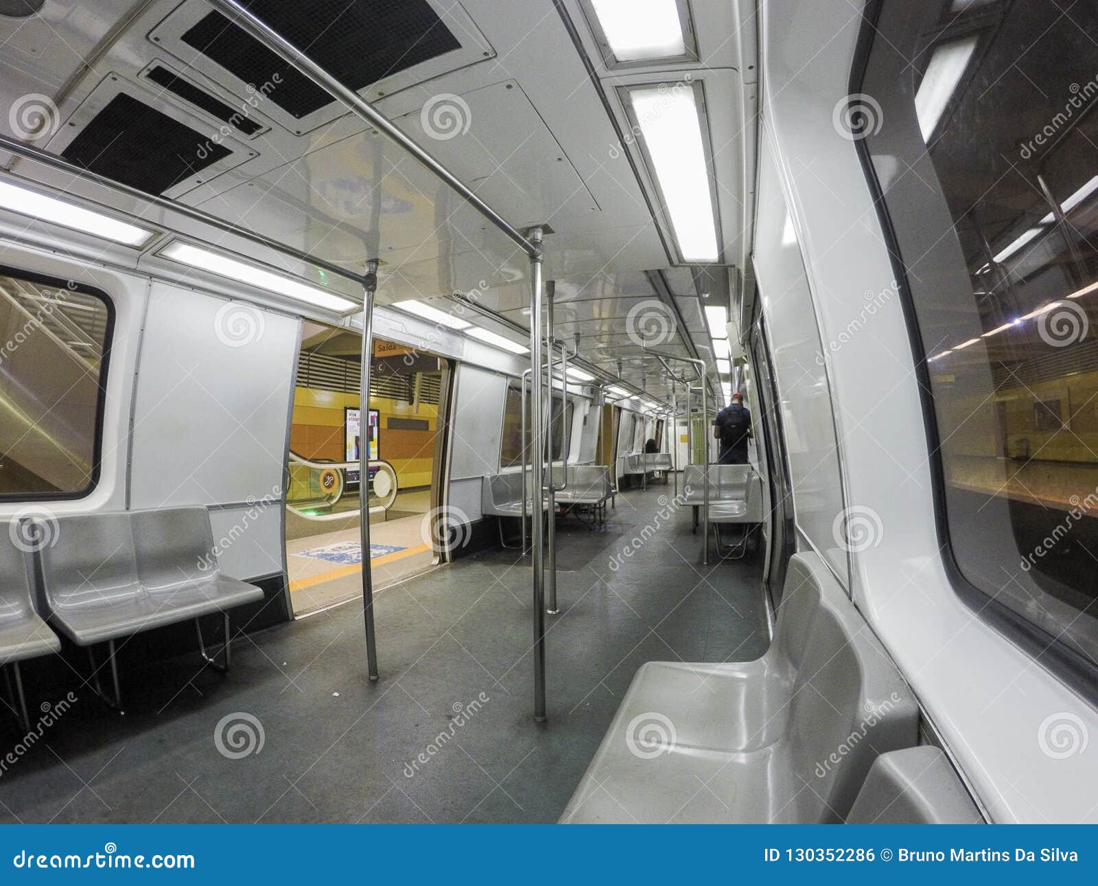 Inside the subway train editorial photo. Image of commute - 130352286