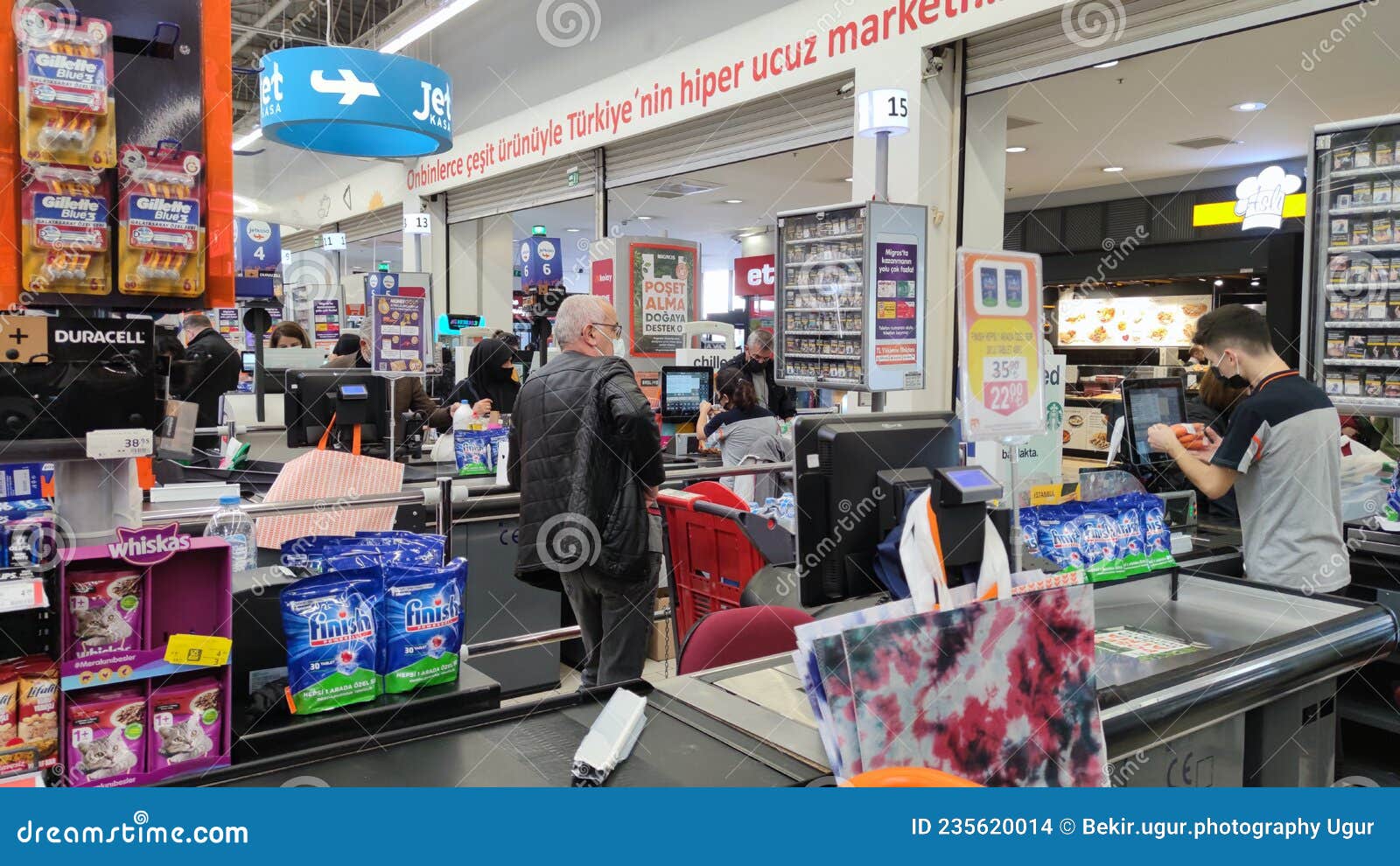 Inside the Supermarket `Migros` Istanbul, Turkey Editorial Stock Image ...