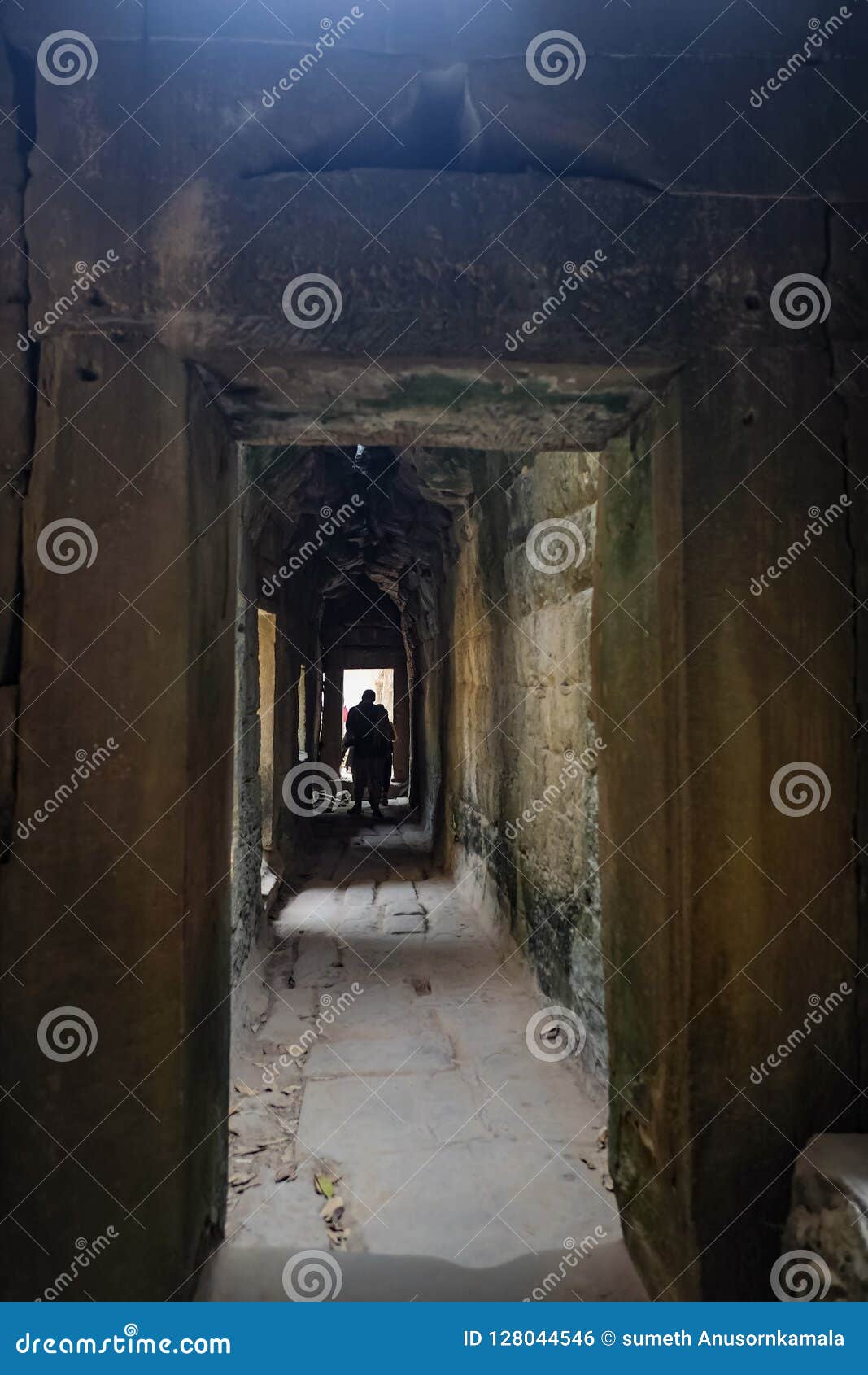 Inside Ta Prohm Temple with Broken Path,angkor Wat Angkor Thom Stock ...