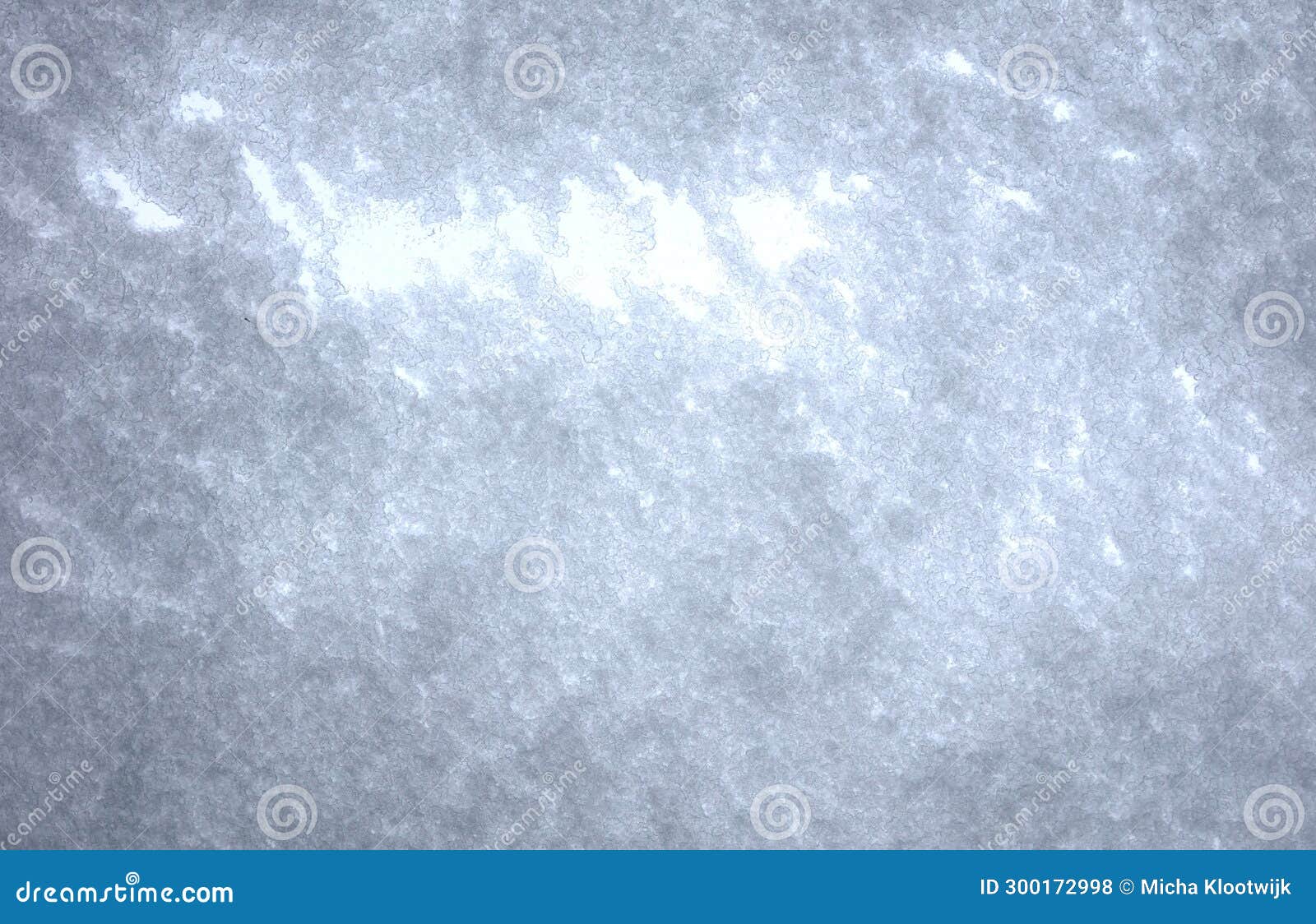 From Inside Taken Photograph of Melting Snow on the Outside Window ...