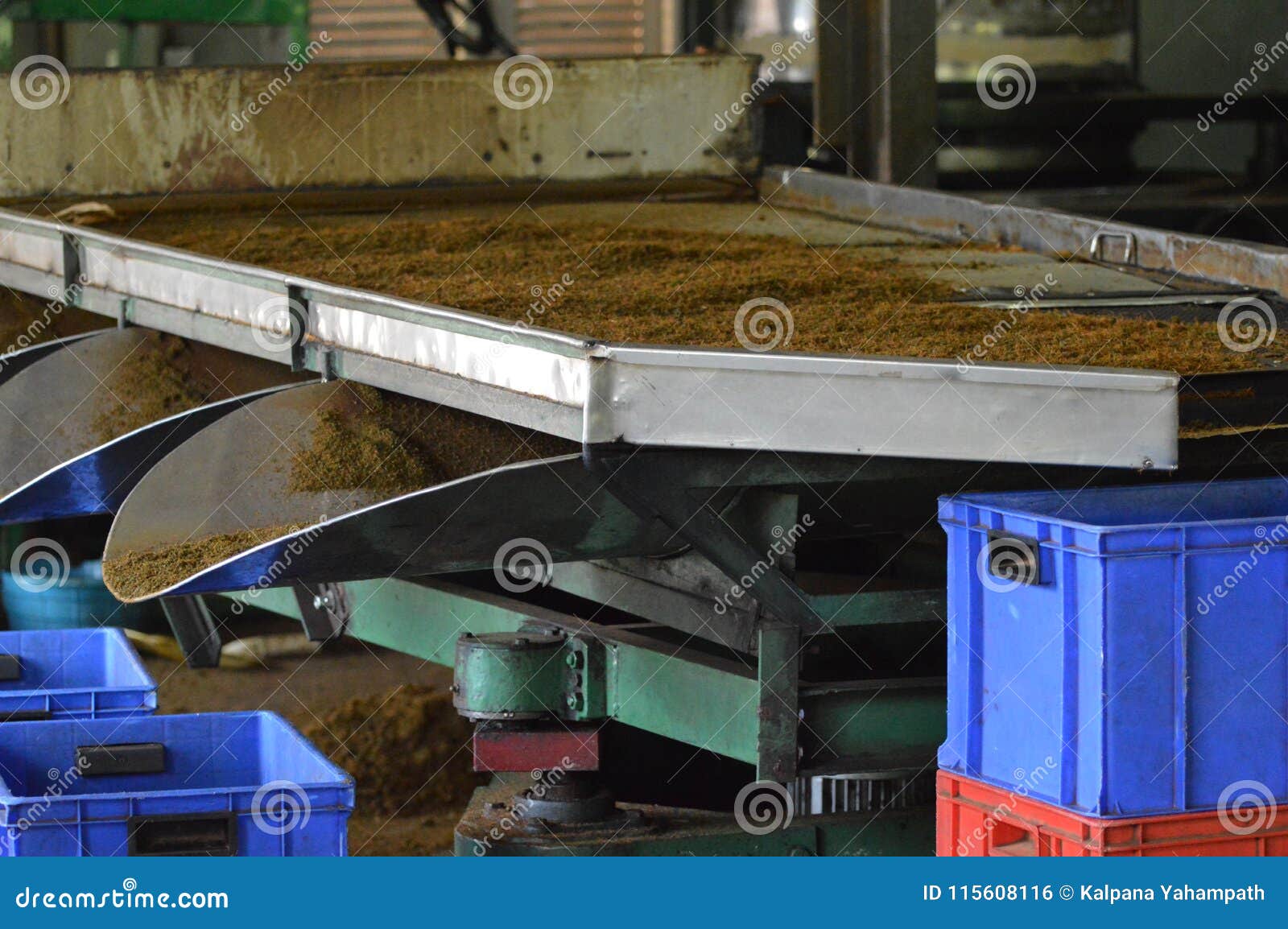 Inside Tea factory stock photo. Image of nuwera, machine - 115608116