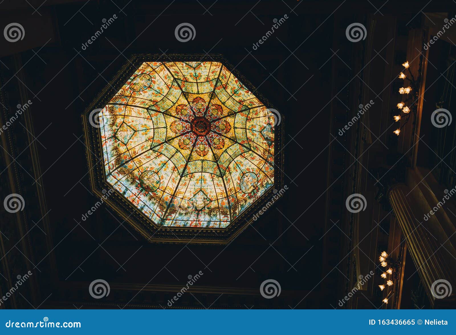 Inside Teatro Colon in Buenos Aires Stock Image - Image of luxury ...