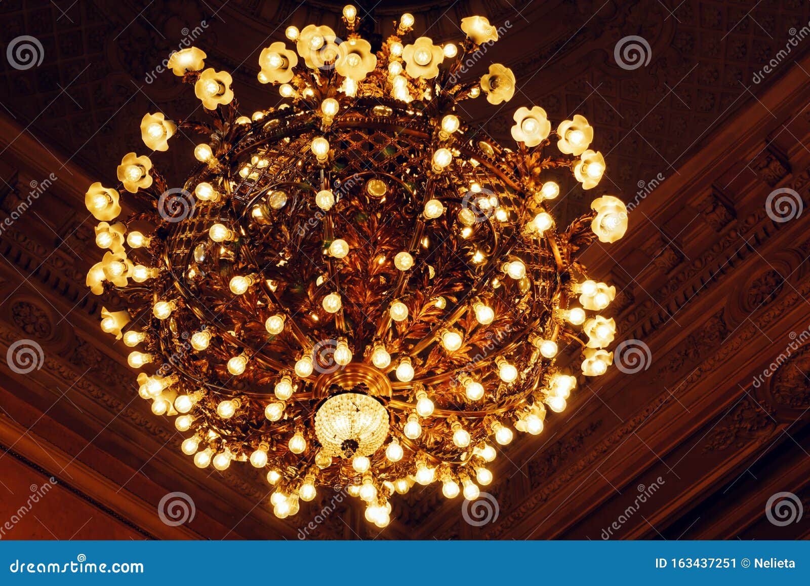Inside Teatro Colon in Buenos Aires Stock Image - Image of gold ...