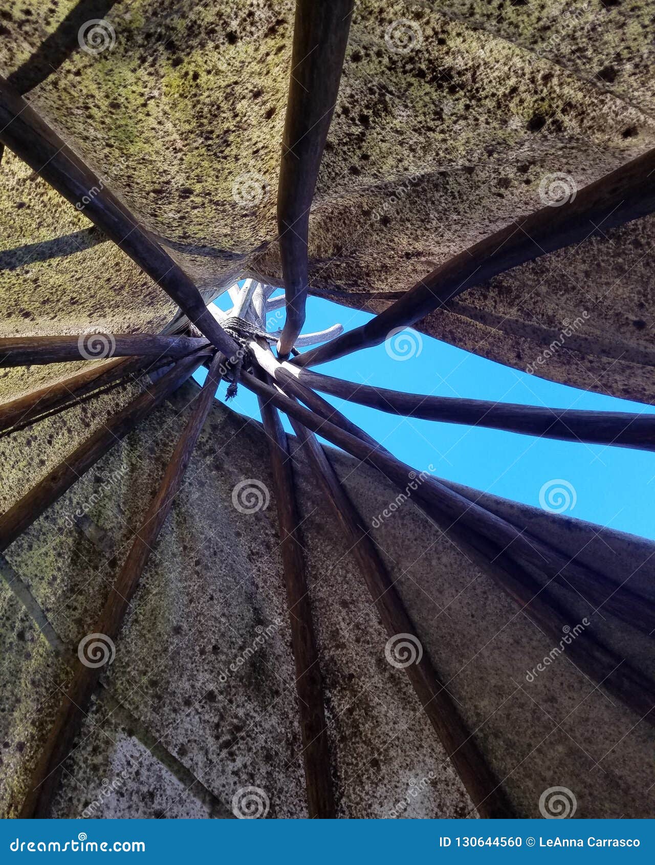 Inside a TeePee stock photo. Image of teepee, native - 130644560