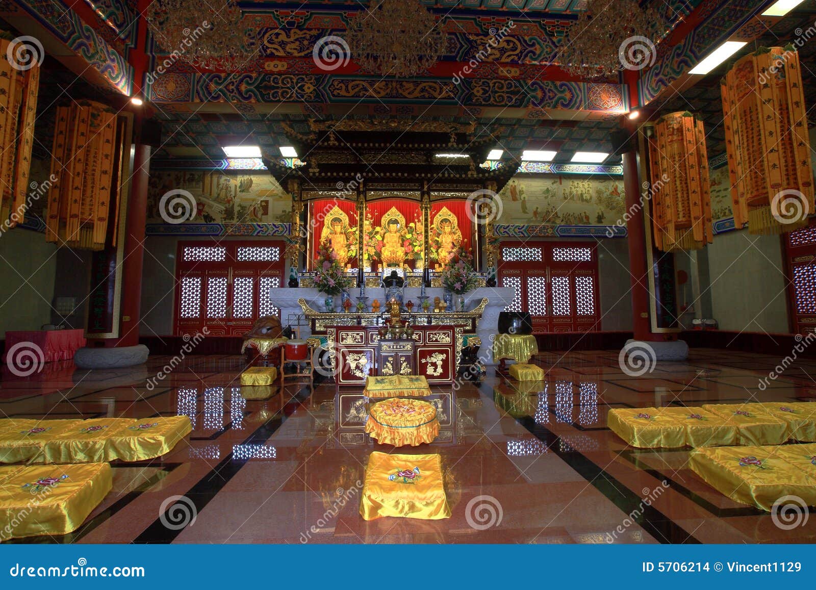Inside the temple stock photo. Image of dynasty, buddhist - 5706214