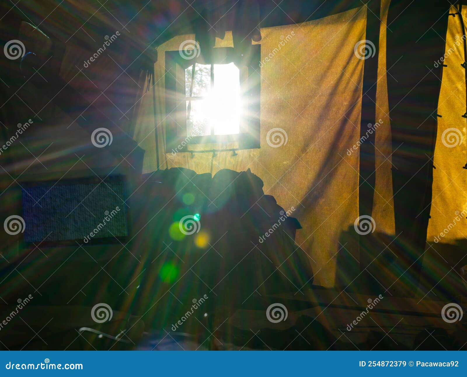 Inside the Tent of the Geological Expedition. the Work of the ...