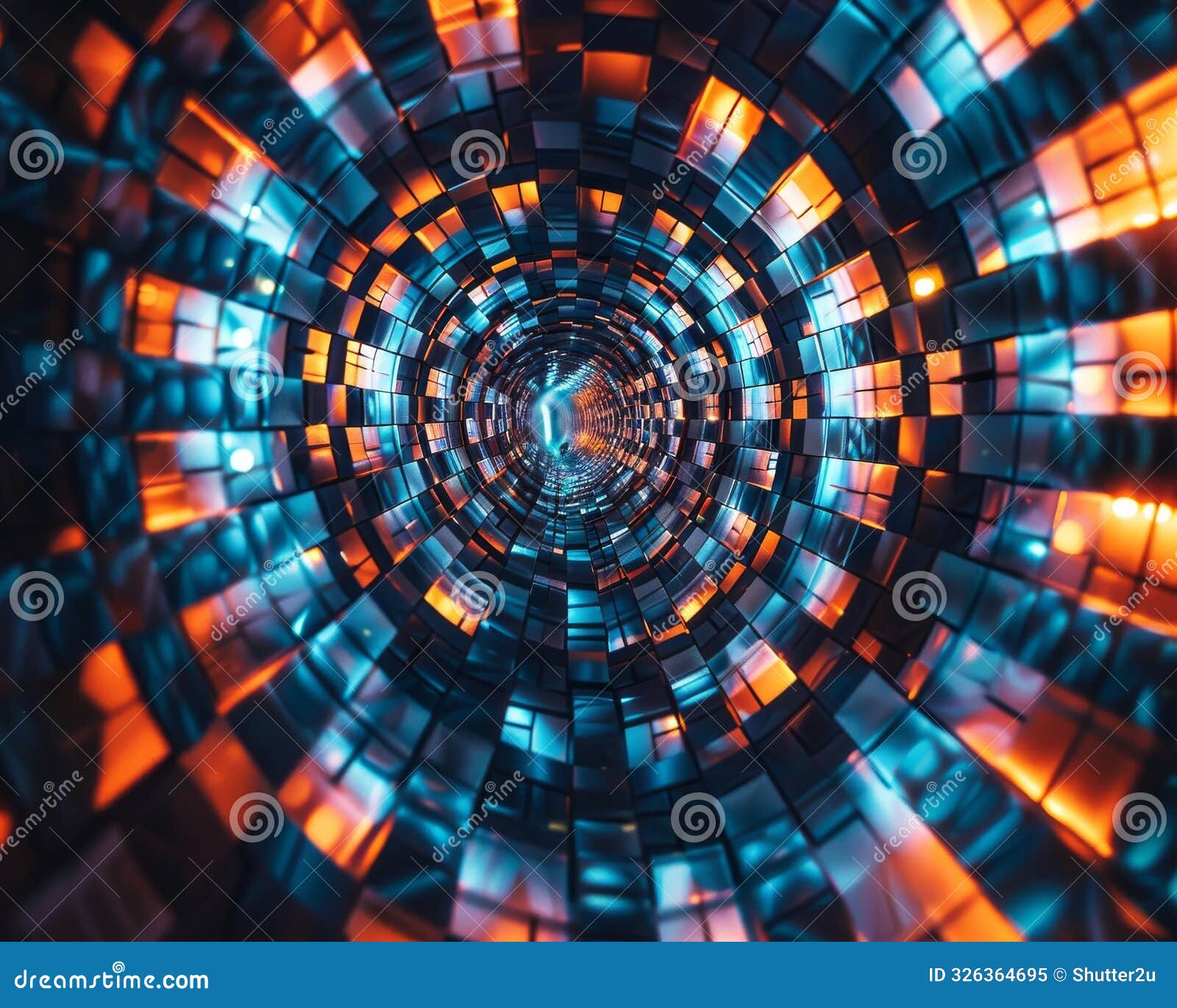 Inside a Time Warp Tunnel Where the Past Present and Future Blur in a ...