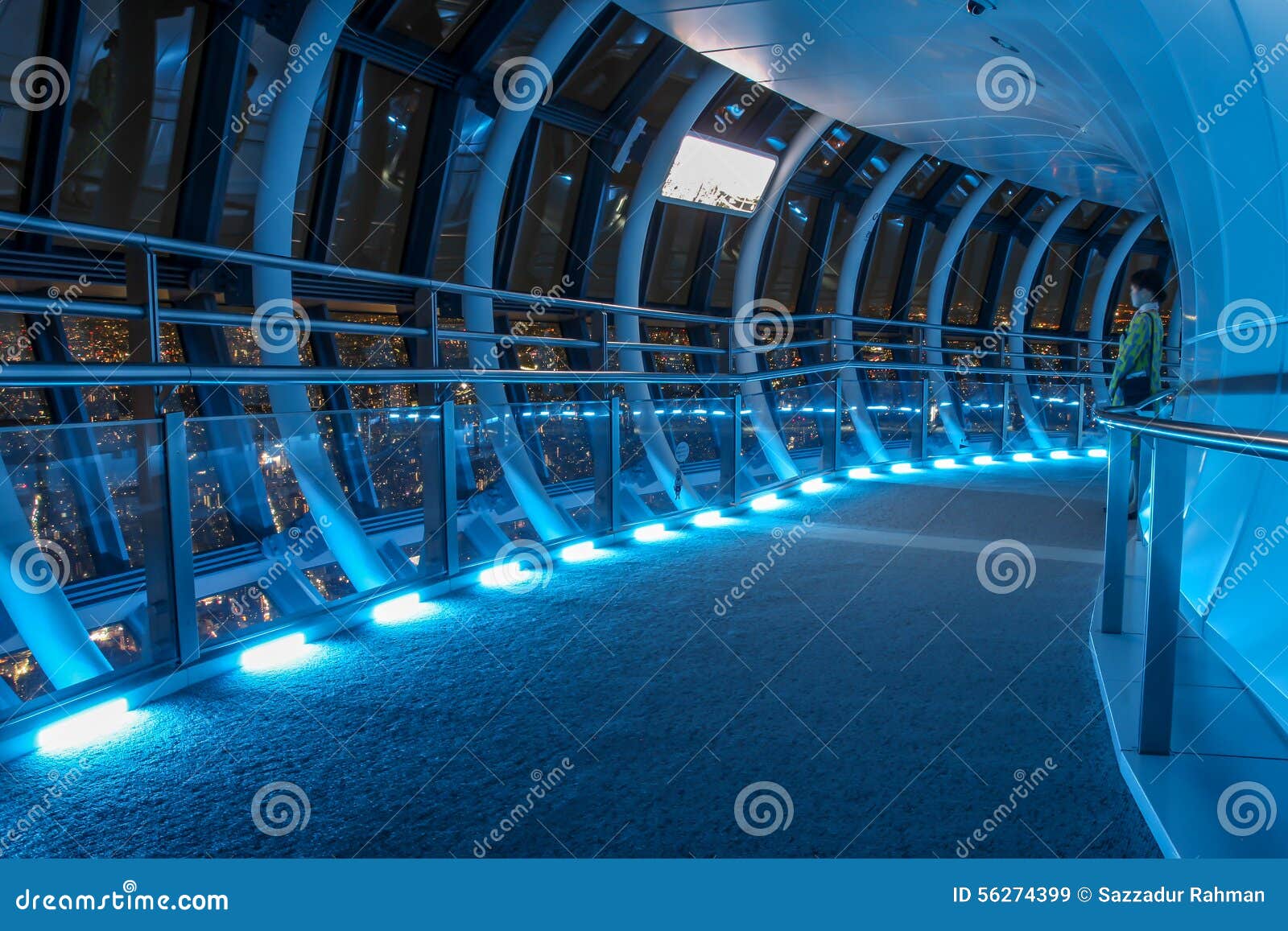 Inside of the Tokyo Skytree Editorial Stock Image - Image of bokeh ...