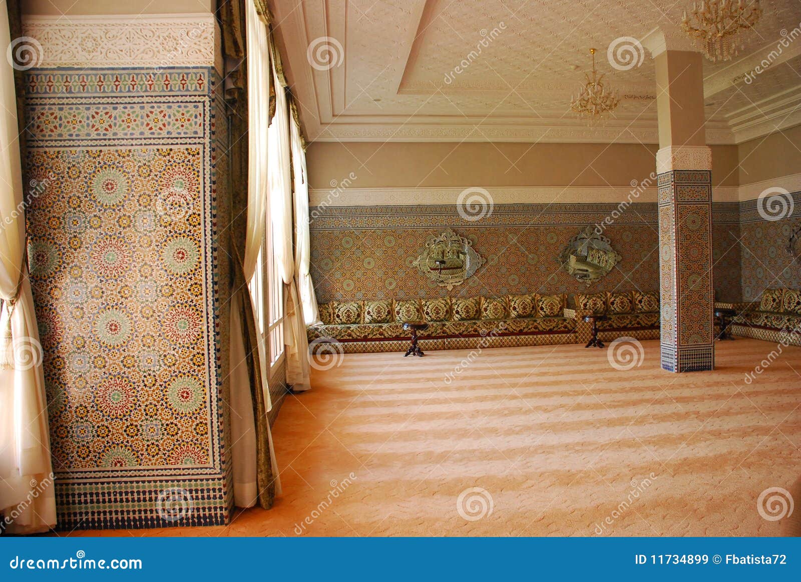 Inside Traditional Arab House Royalty Free Stock Images - Image: 11734899