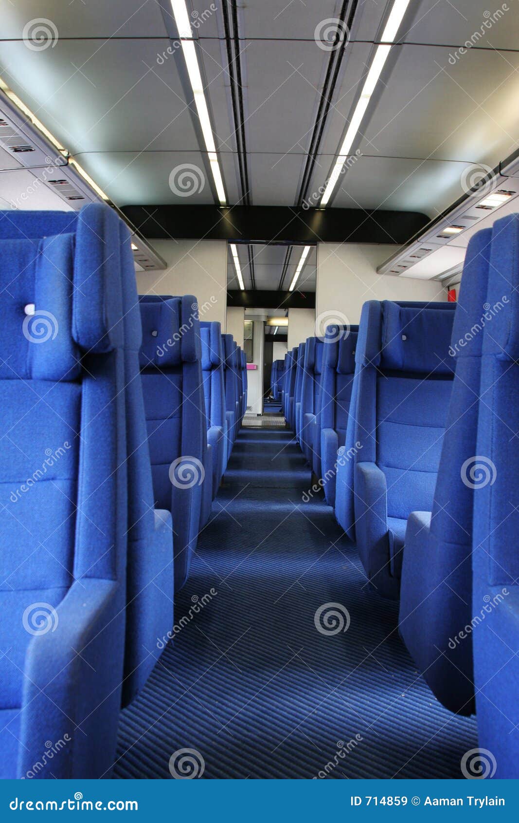 Inside a train stock image. Image of corporation, commute - 714859