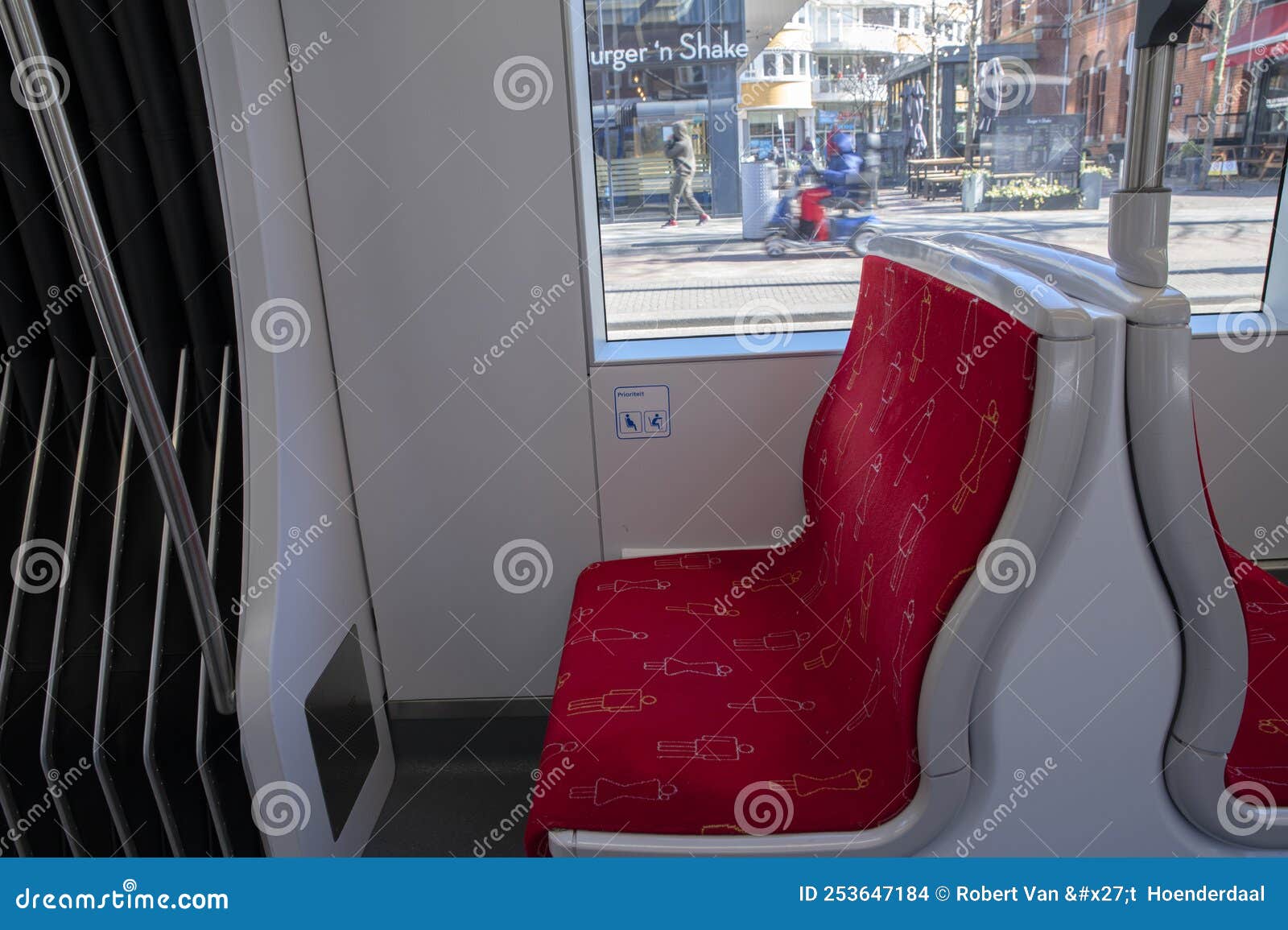 Inside a Tram at Amsterdam the Netherlands 19-3-2022 Editorial Stock ...