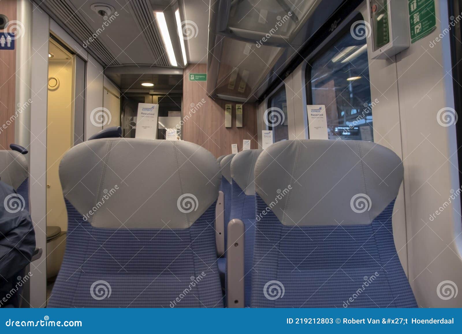 Inside Transpennine Express Train at Manchester Airport England 7-12 ...