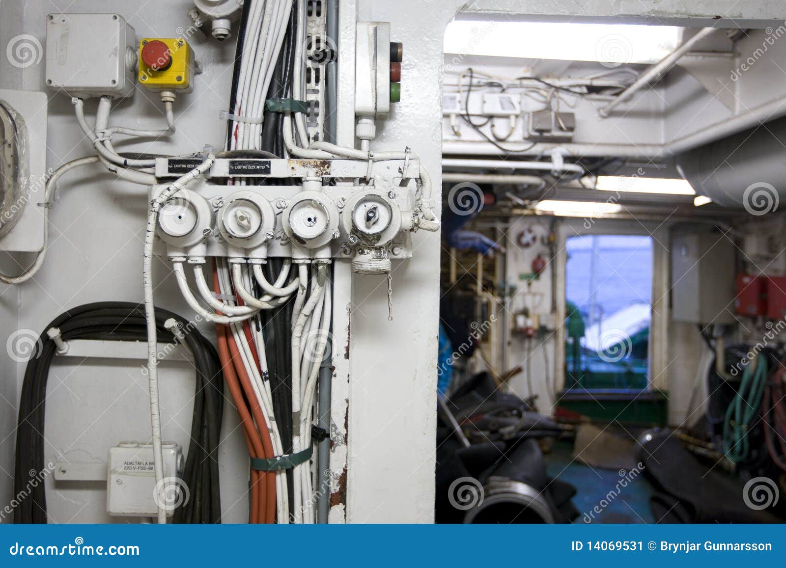 Inside a trawler stock image. Image of still, cord, east - 14069531